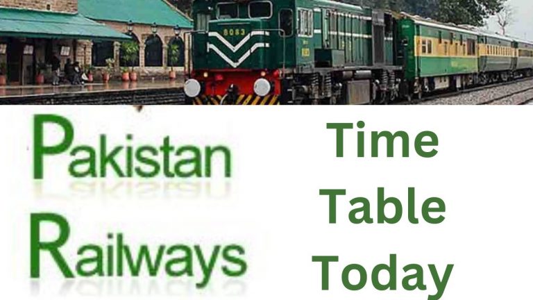 Pakistan Railway Time Table Today 2023 | Pak Railway Time Table