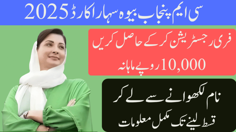 How To Apply For CM Punjab Bewa Sahara Card – Pakistan Railways